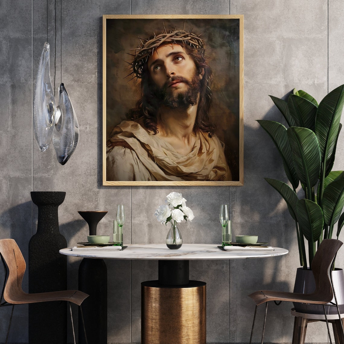 Jesus Christ Lent Christian Catholic Fine Art Devotional Artwork Church ...