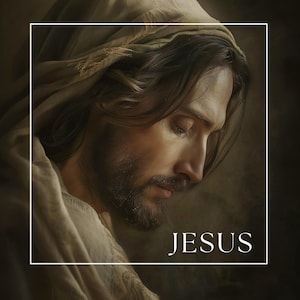 Jesus Christ Renaissance Style Portrait: Christian Devotional Wall Art ...