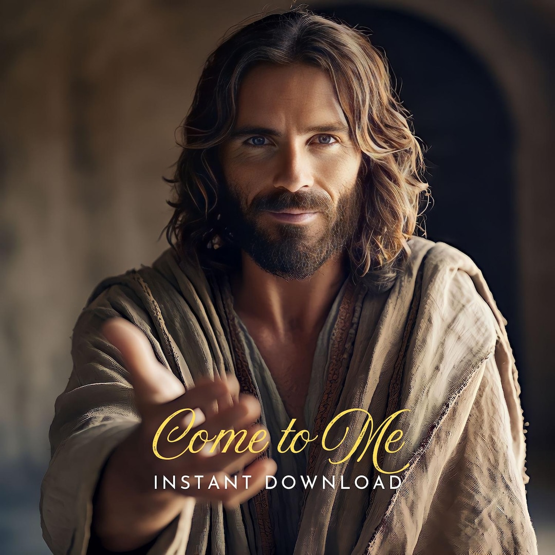 Jesus Christ Come Follow Me Wall Art Decor Christian Catholic Bible ...