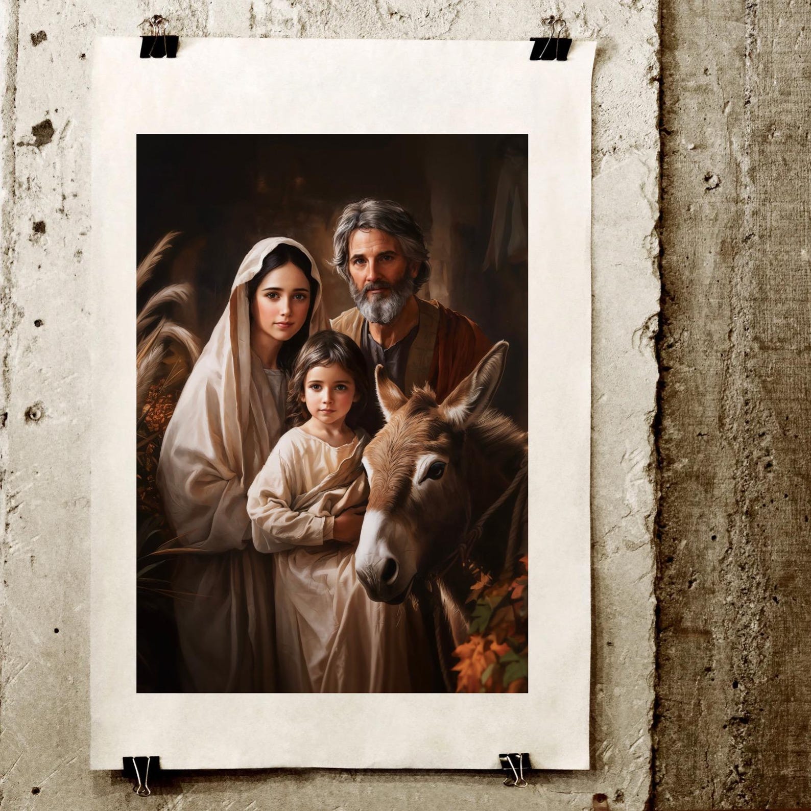 Holy Family Jesus, Mary, Joseph, Christian Catholic Devotional Artwork ...