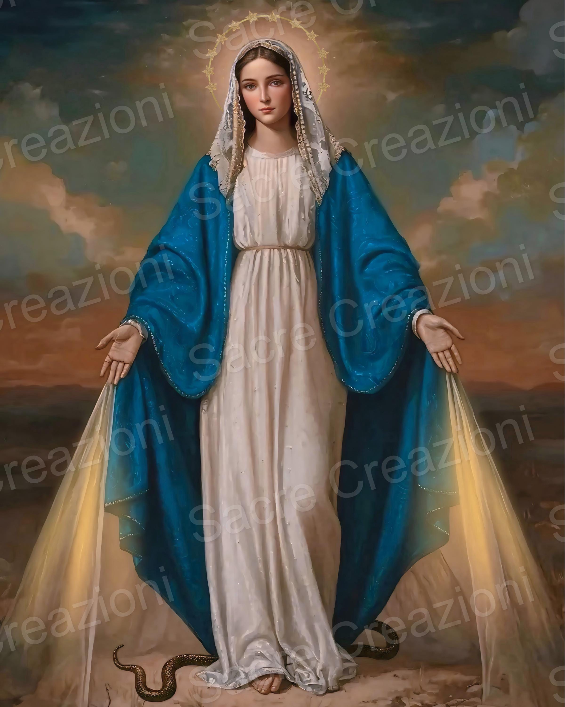 Our Lady of Grace Christian Catholic Devotional Artwork Church Inspired ...