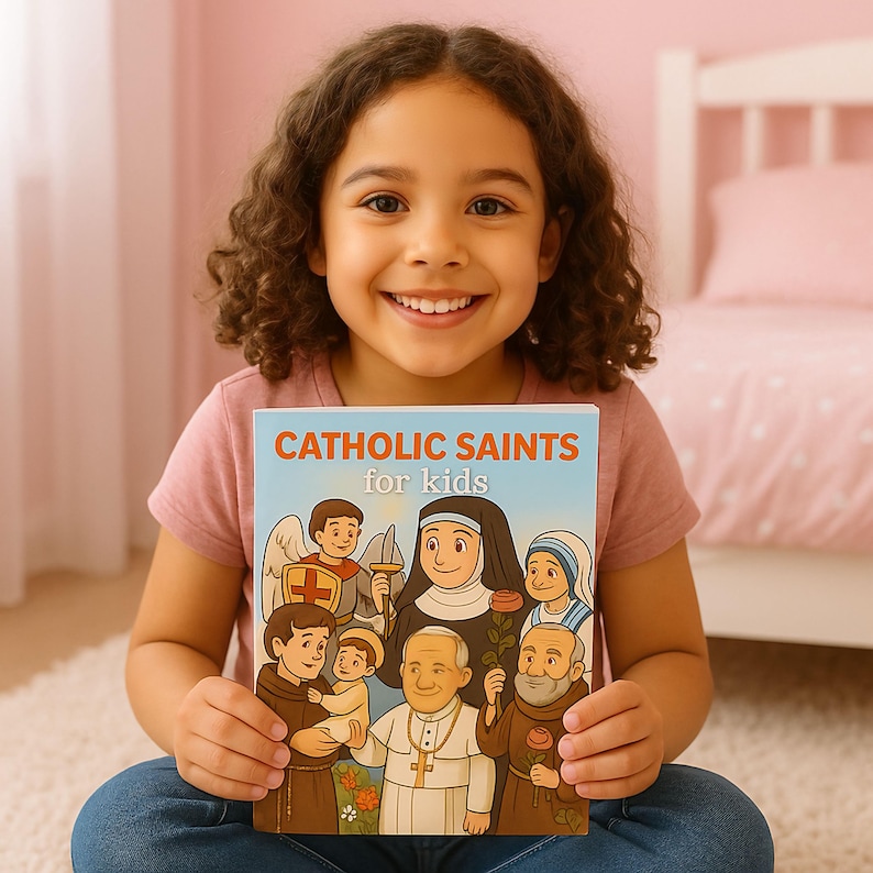 Catholic Saints for Kids Printable Book – 20 Illustrated Saints PDF ...