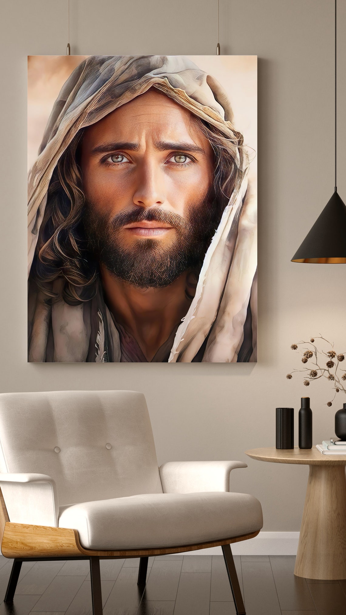 Jesus Christ Portrait: Christian Catholic Wall Art (digital Download ...