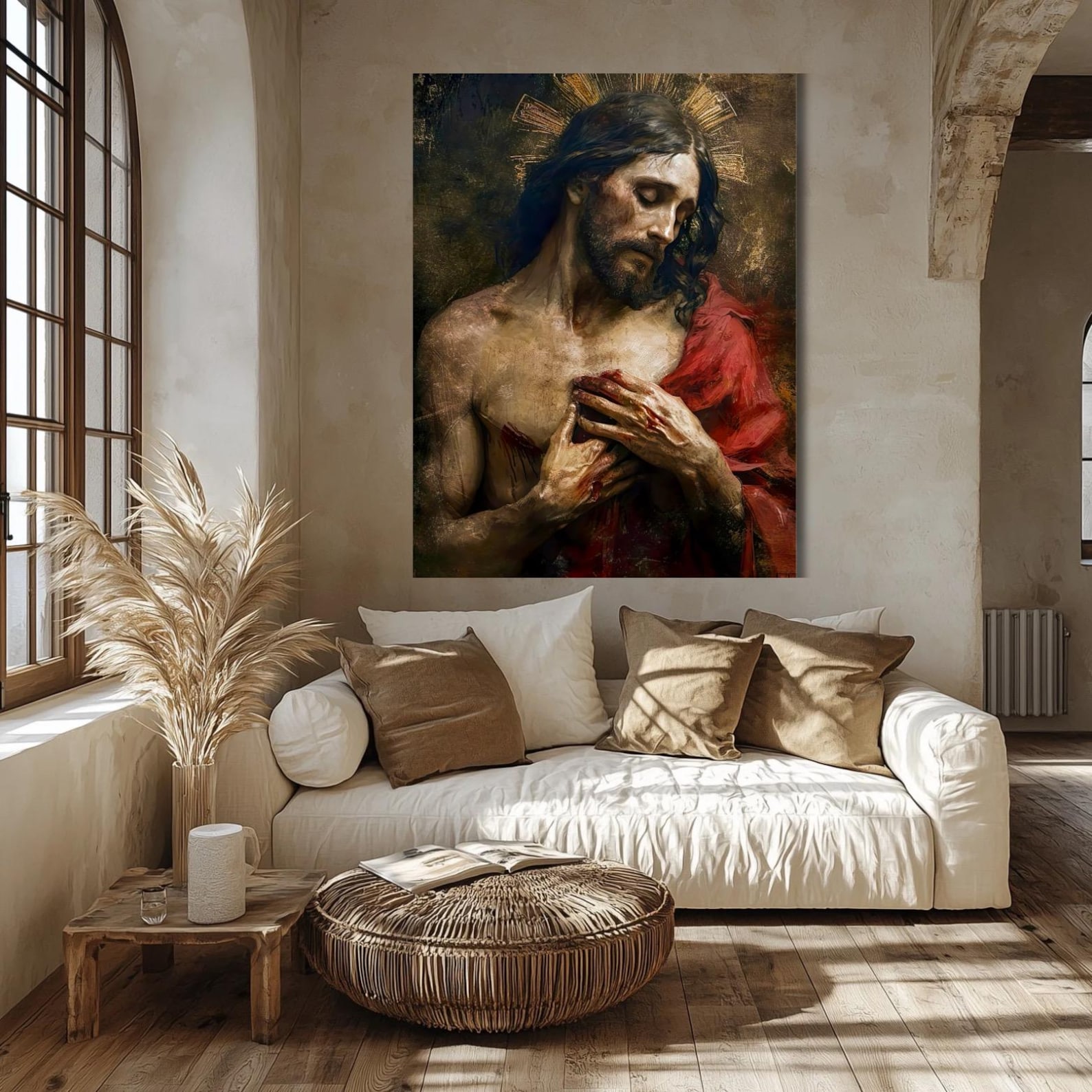 Lent Passion of Christ Rustic Wall Art Christian Catholic Devotional ...