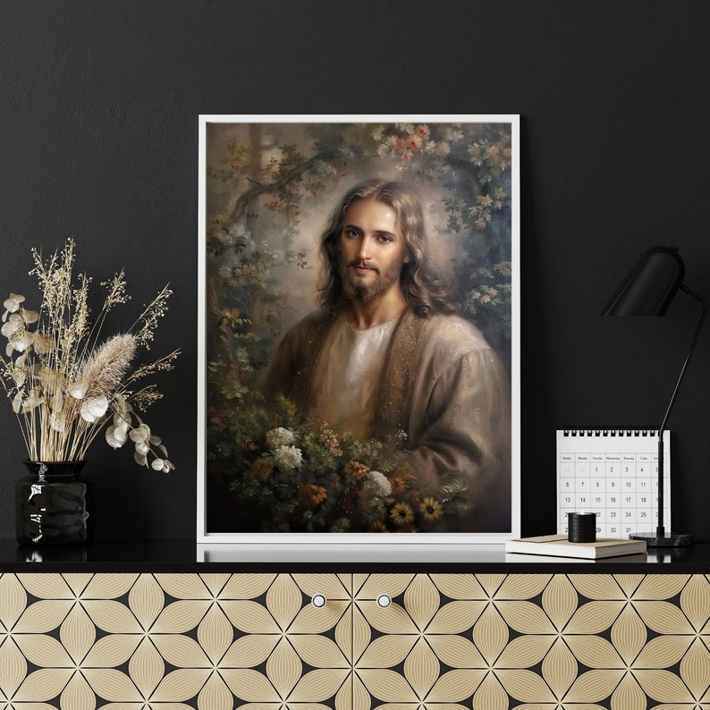 Jesus Christ in Nature Devotional Artwork Christian Catholic Fine Art ...