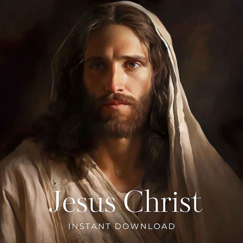 Jesus Christ Portrait: Renaissance Style Catholic Art (digital Download ...