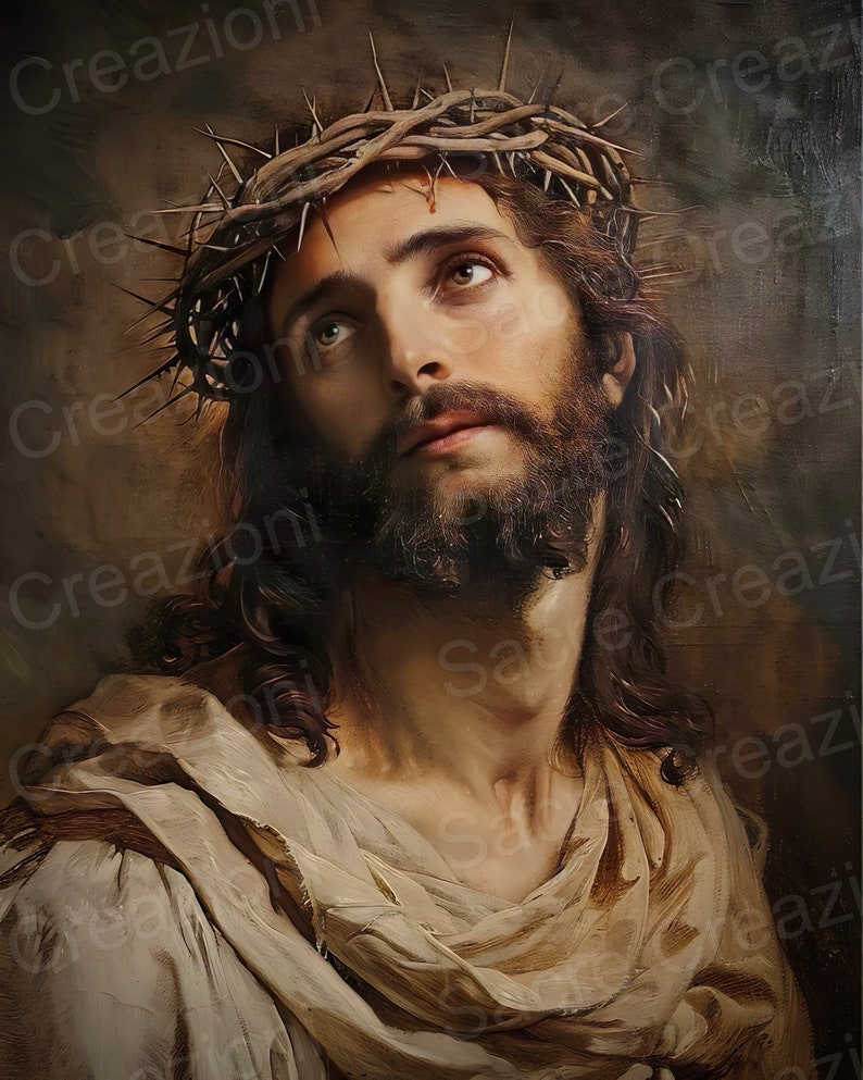 Jesus Christ Lent Christian Catholic Fine Art Devotional Artwork Church ...