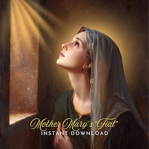 Immaculate Conception Fiat Holy Virgin Mary Annunciation Christian ...