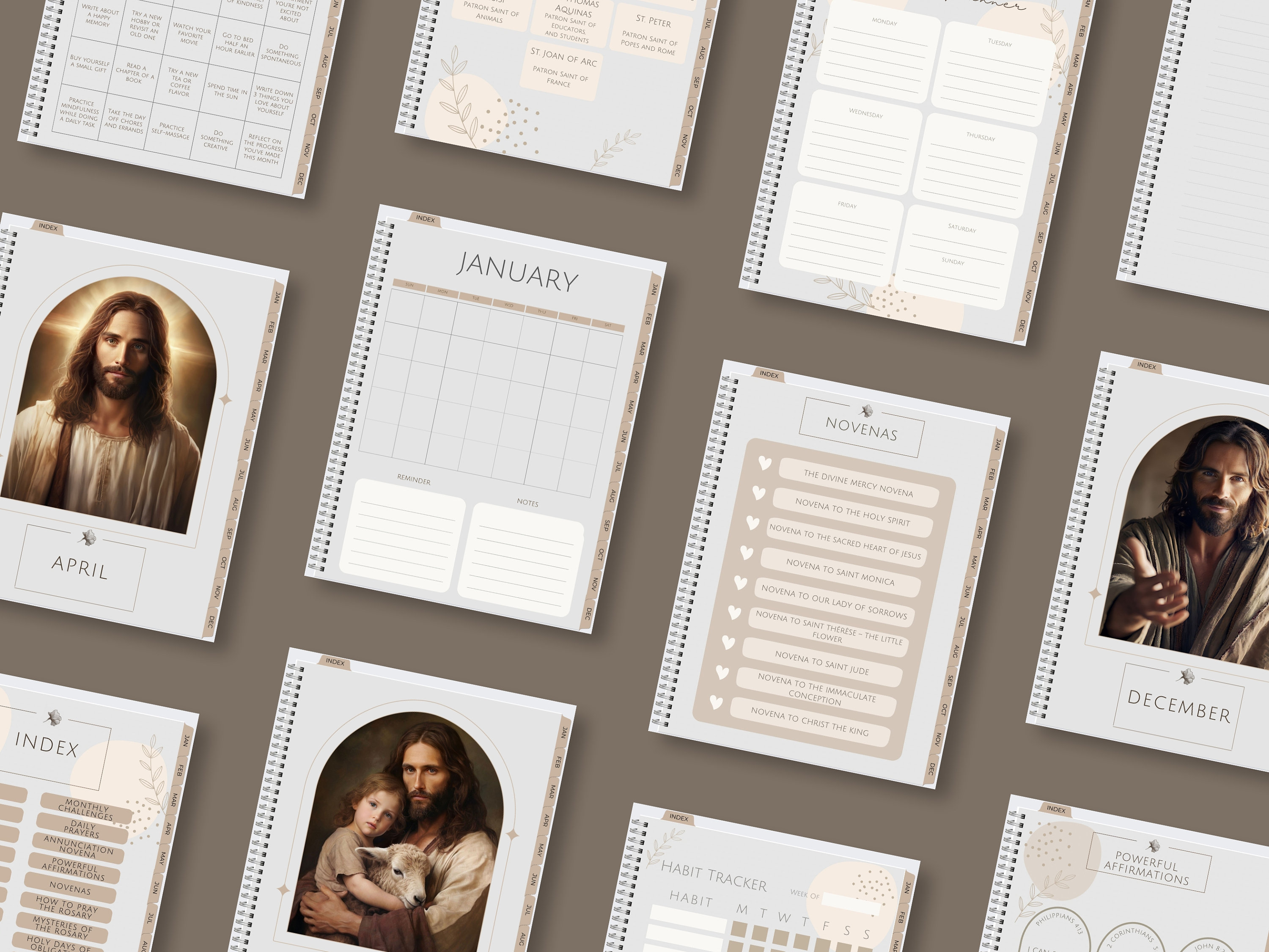 Jesus Catholic Digital Planner Prayer Journal Undated Goodnotes Planner ...