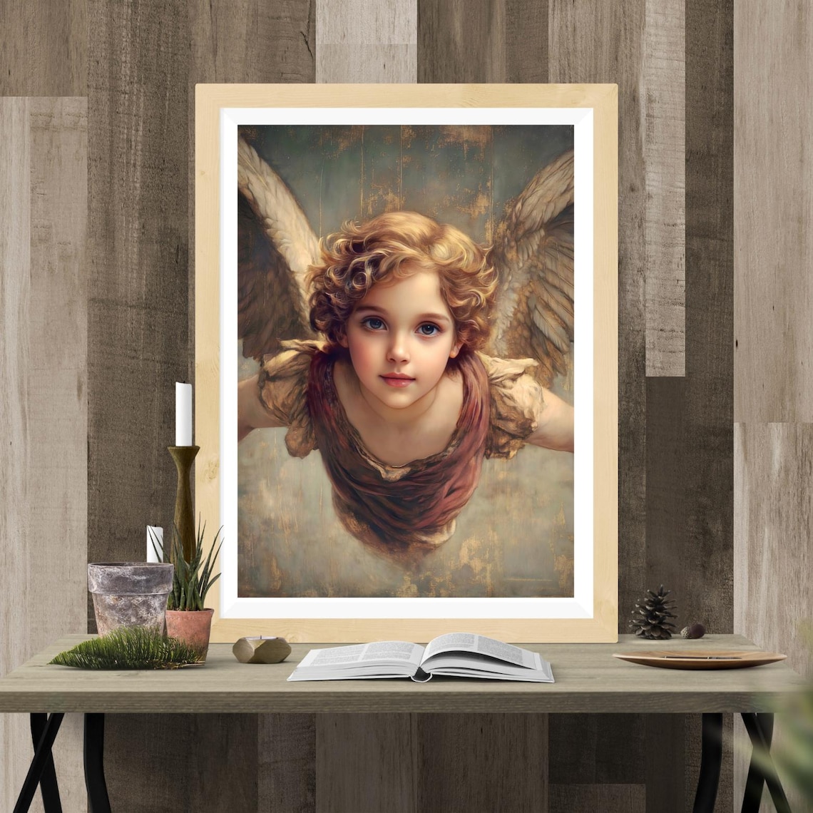 Flying Angel High Resolution for Large Scale Prints Christian Catholic ...