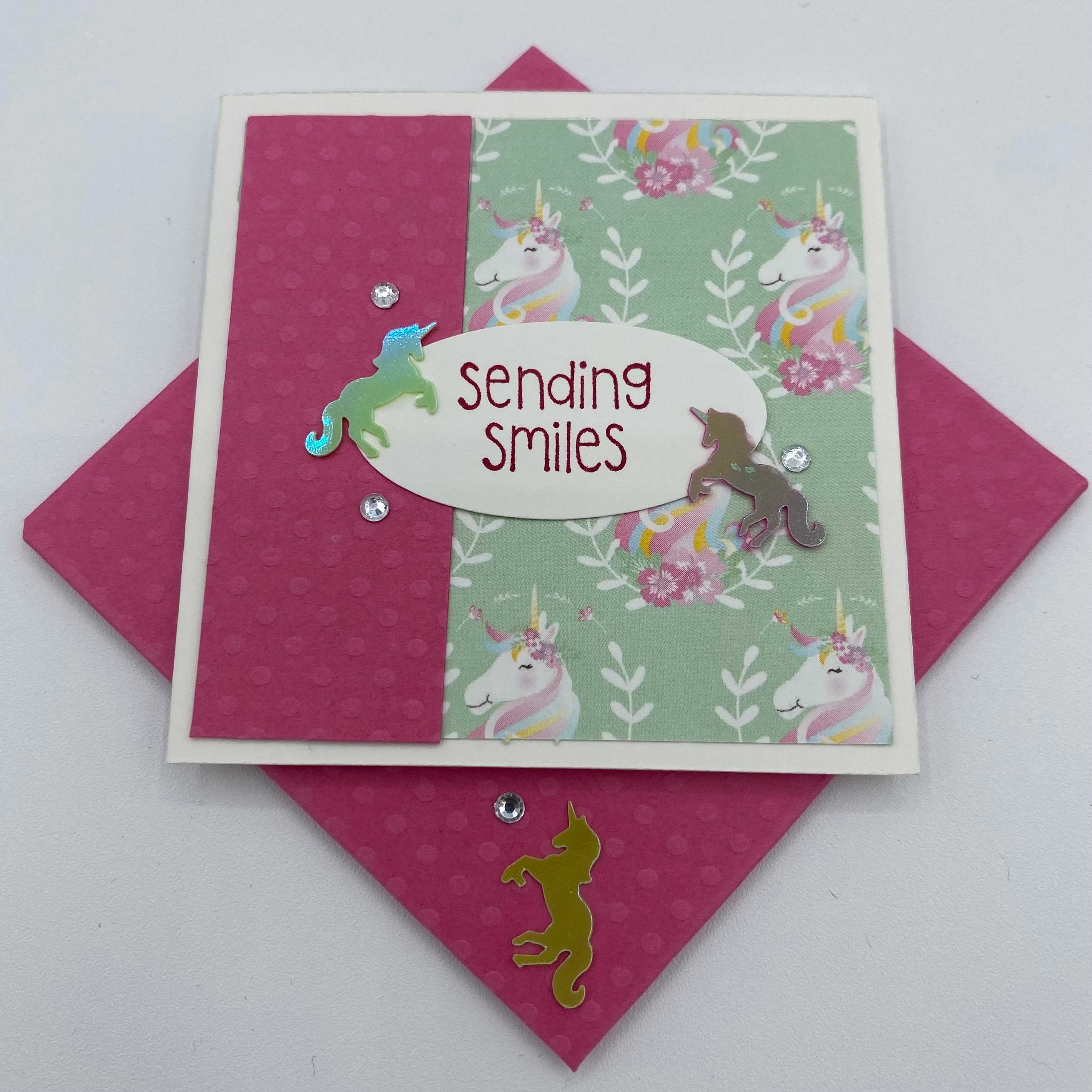 Lunch Box Love-sending Smiles 3x3 Note Cards With Envelopes - Etsy