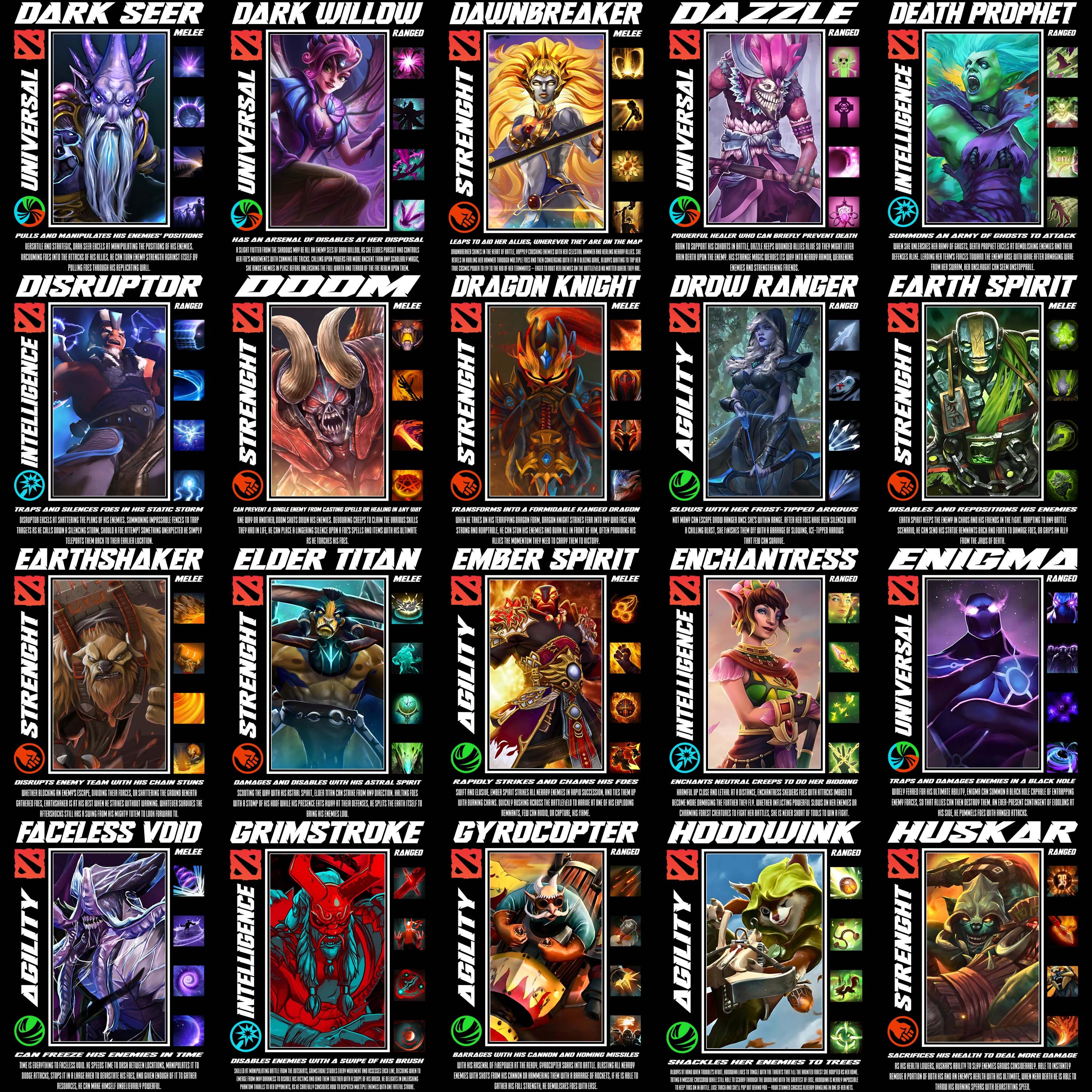 Dota 2 T-shirt Design Bundle - Etsy