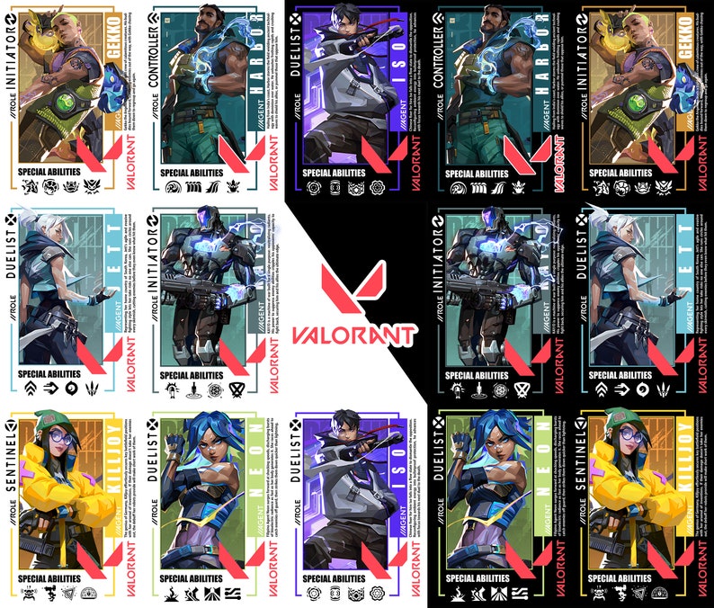 VALORANT Posters and T-shirt Design Bundle - Etsy