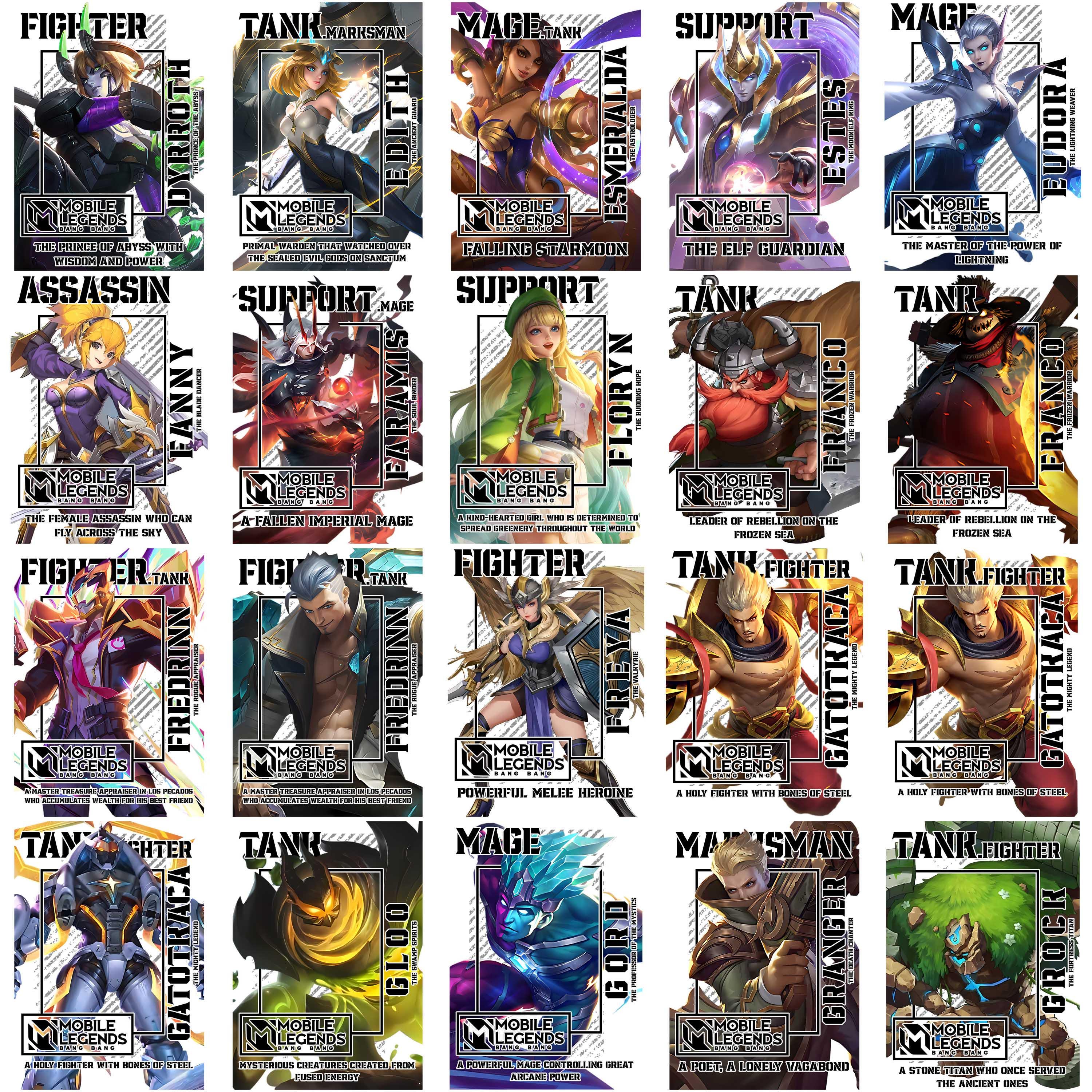 Mobile Legends T-shirt Design Bundle - Etsy