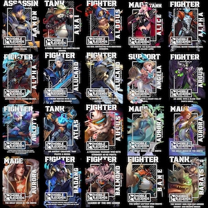 Mobile Legends T-shirt Design Bundle - Etsy