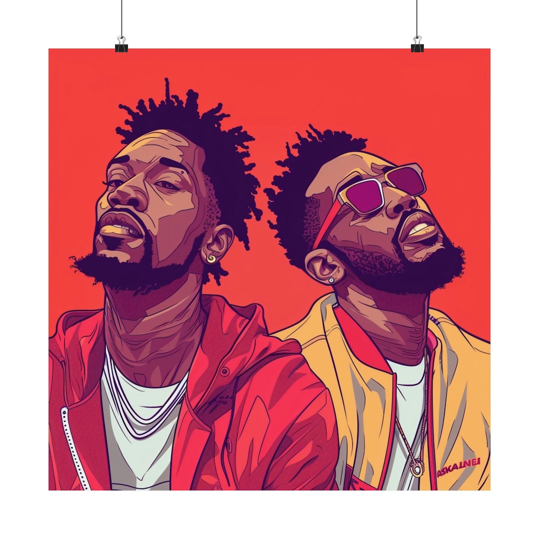 Hip Hop/rapper Poster - Etsy