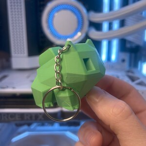 Bulbasaur Low Poly Mechanical Keyboard Switch Fidget Toy Keychain ...