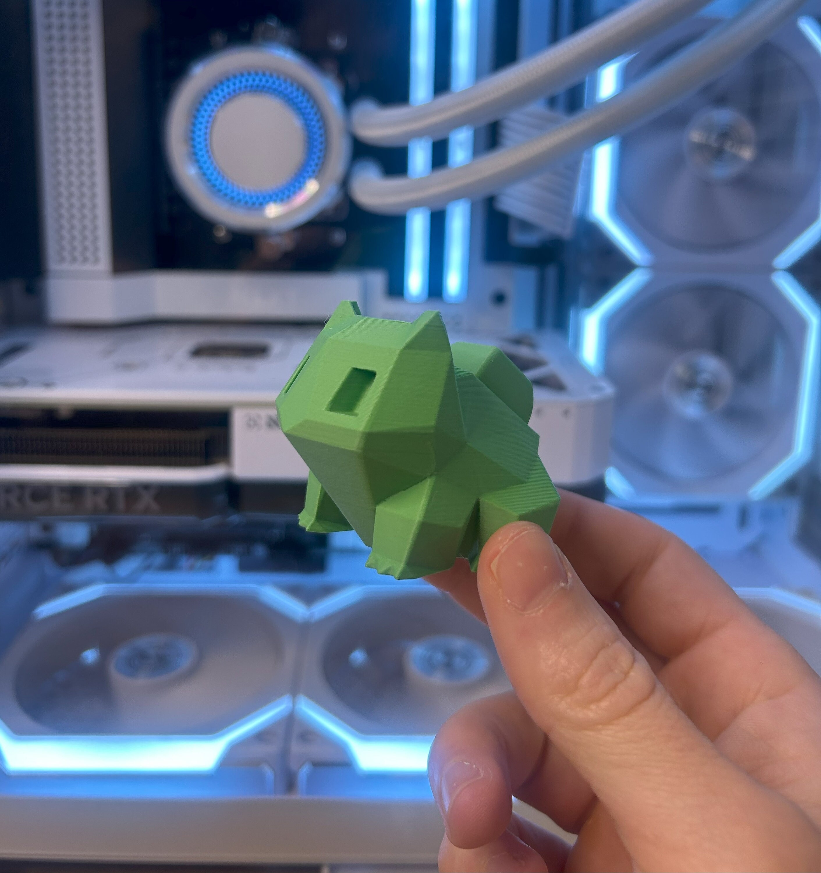Bulbasaur Low Poly Mechanical Keyboard Switch Fidget Toy Stress Relief ...