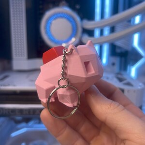 Bulbasaur Low Poly Mechanical Keyboard Switch Fidget Toy Keychain ...