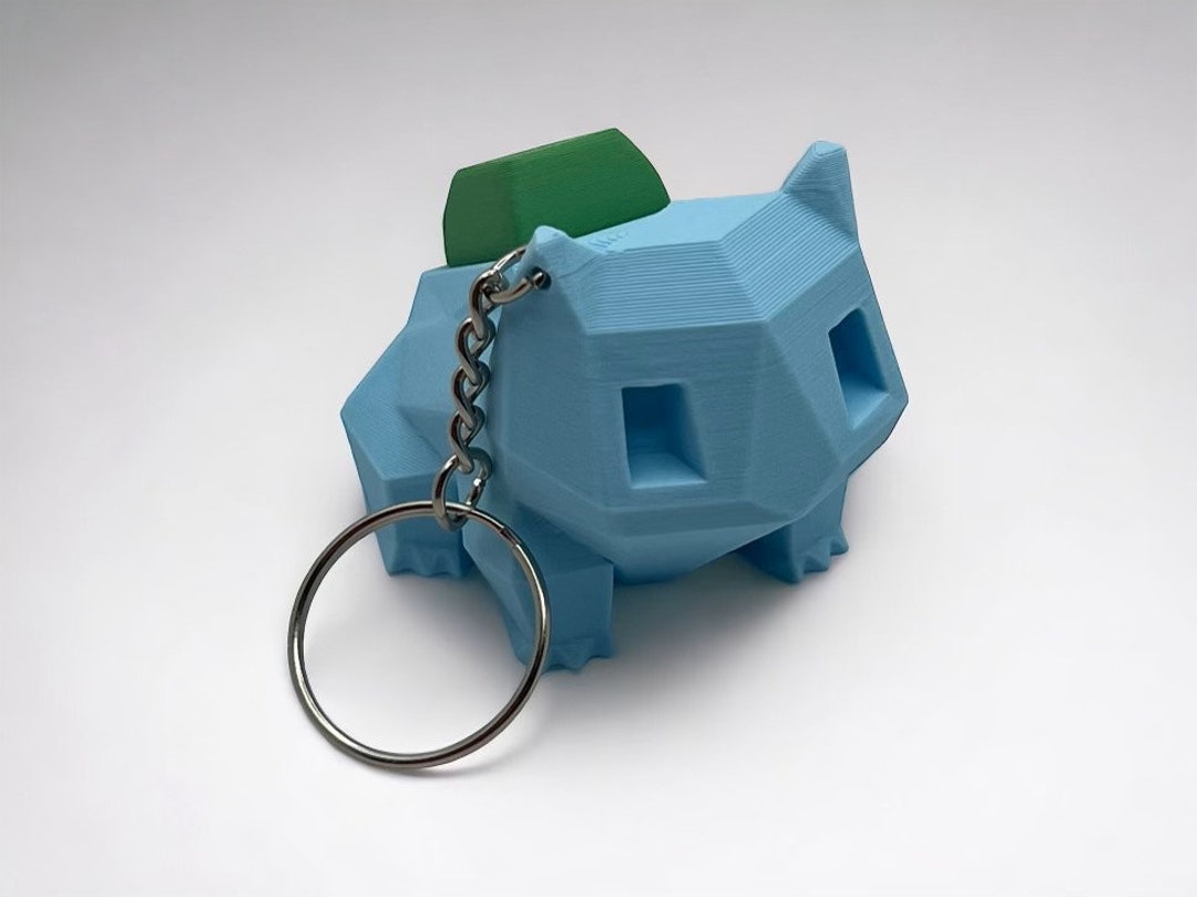 Bulbasaur Low Poly Mechanical Keyboard Switch Fidget Toy Keychain ...