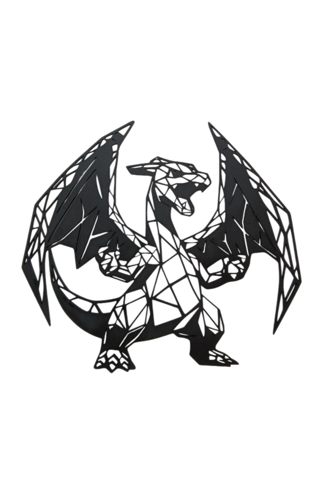 Charizard Pokemon Applique Wall Decore Geometric - Etsy