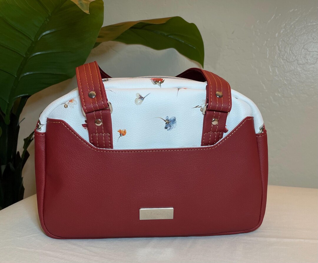 Red Howie Bowler Bag | Shoulder Bag | Purse | Handbag | Handmade - Etsy