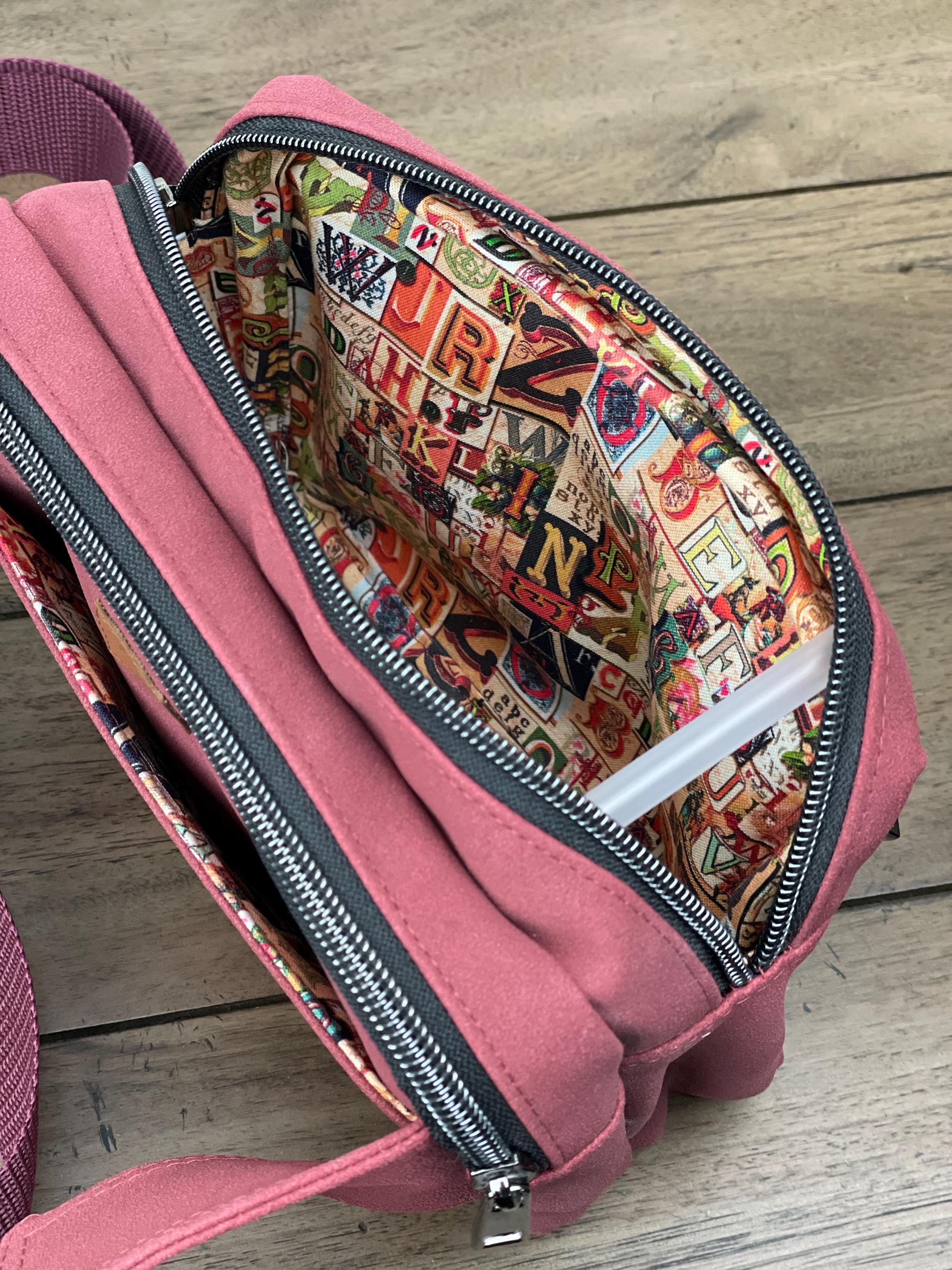 Maroon Conceal Carry Waist Bag | Fanny Pack | Sling | Handmade - Etsy