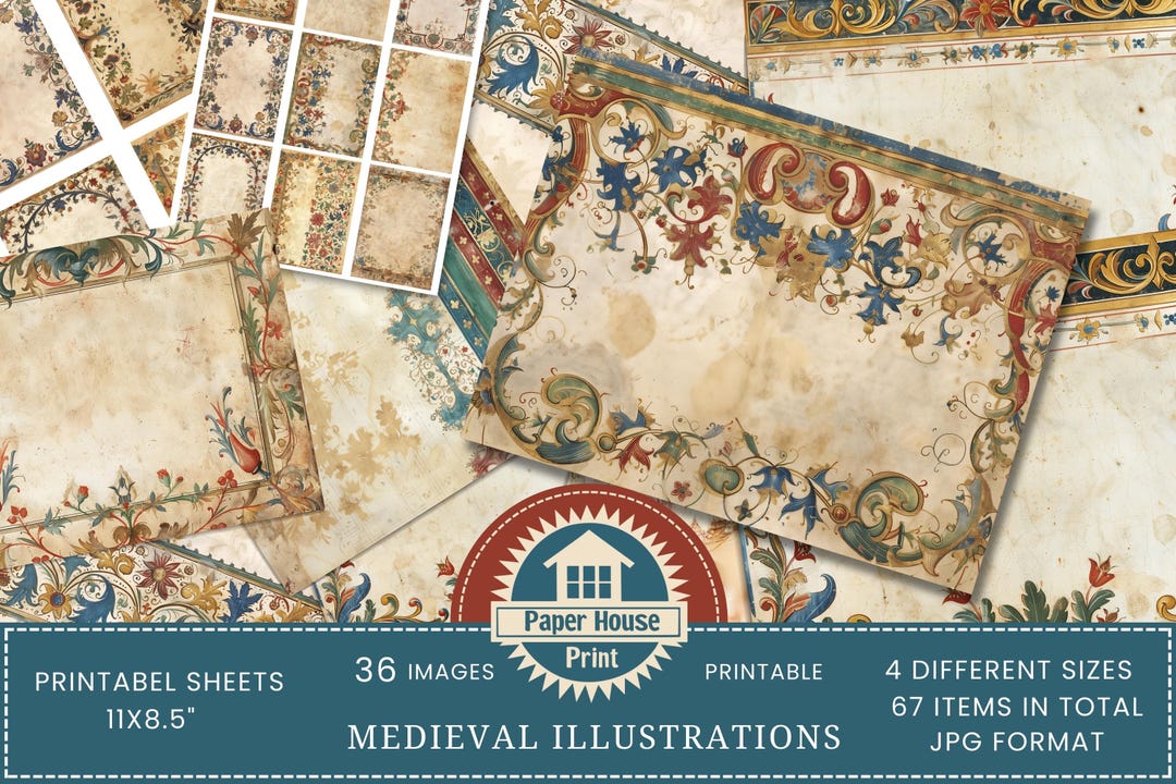 Vintage Junk Journal Background Paper Old Wall Fading Grunge ...