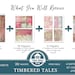 Timbered Tales Junk Journal Pages, Tattered Notes Printable, Tattered ...