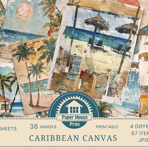 Caribbean Print - Etsy