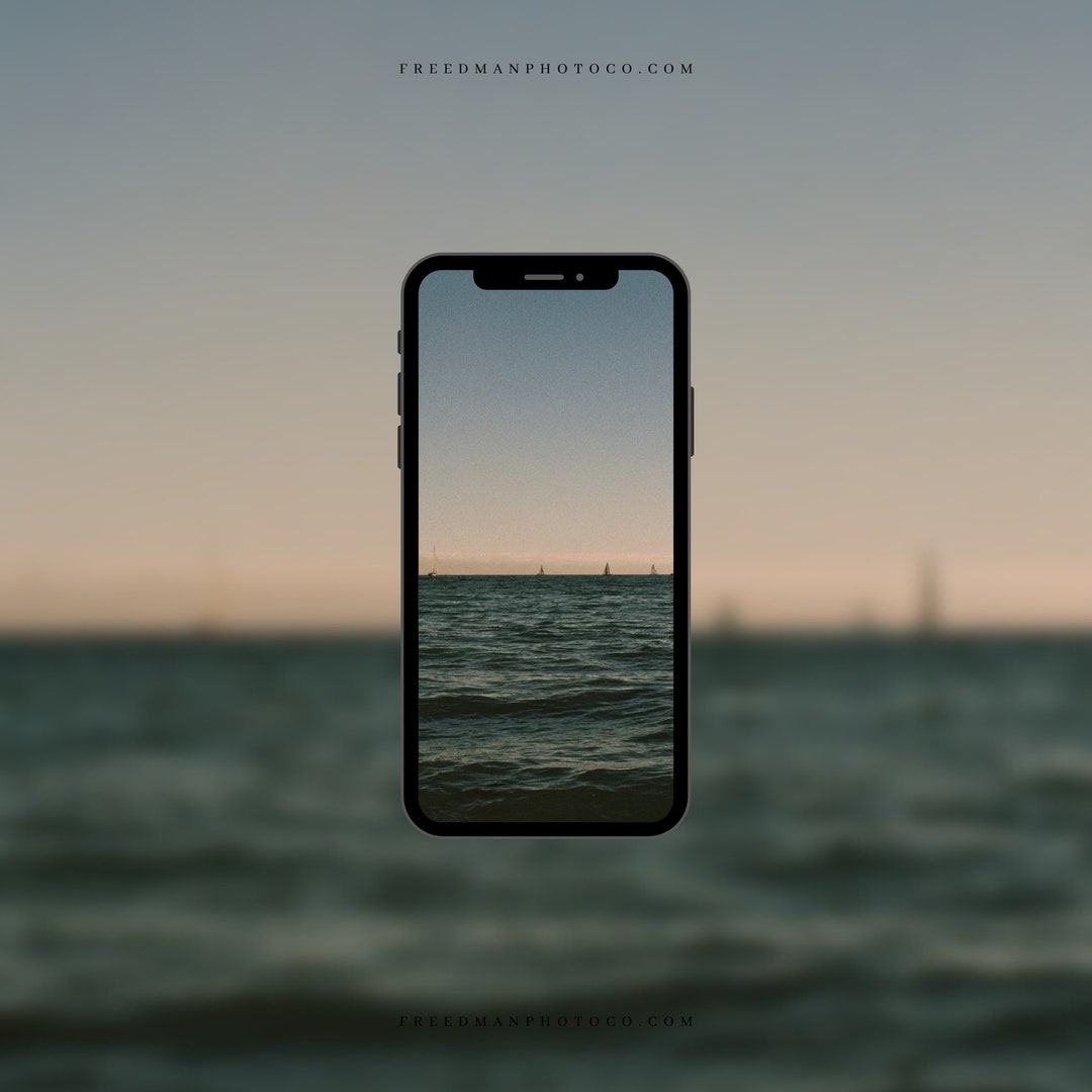 Moody Ocean 35mm Film Screen Saver for iPhone and Android - Etsy