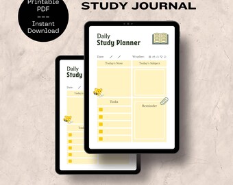 Study Planner, Student Study Planner, Study Planner Printable, Daily ...