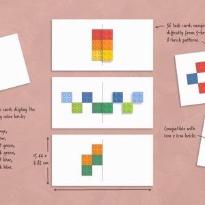 Brick Symmetry Task Cards Printable First & Second Grade Math Centers ...
