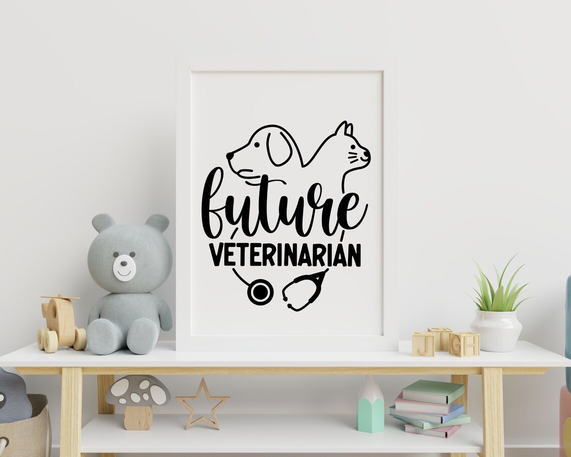 Future Veterinarian SVG: Cat & Dog Vet School Clipart (digital File) - Etsy
