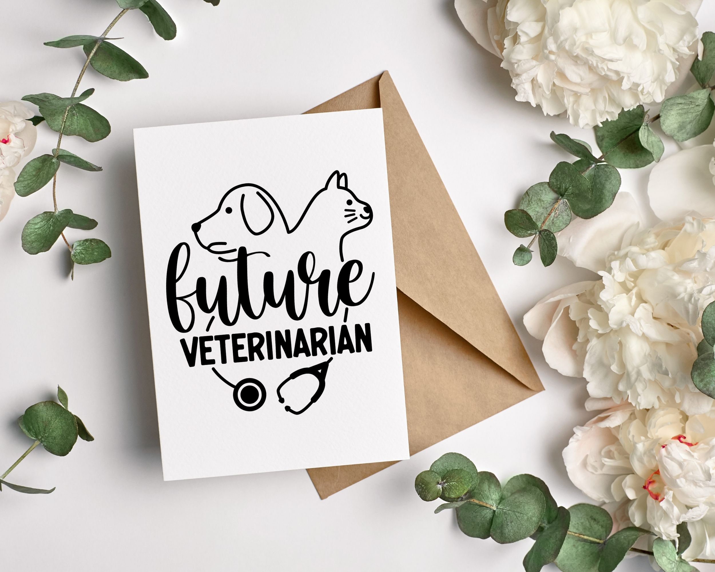 Future Veterinarian Svg. Cat and Dog Svg Cut File. Vet School Png ...