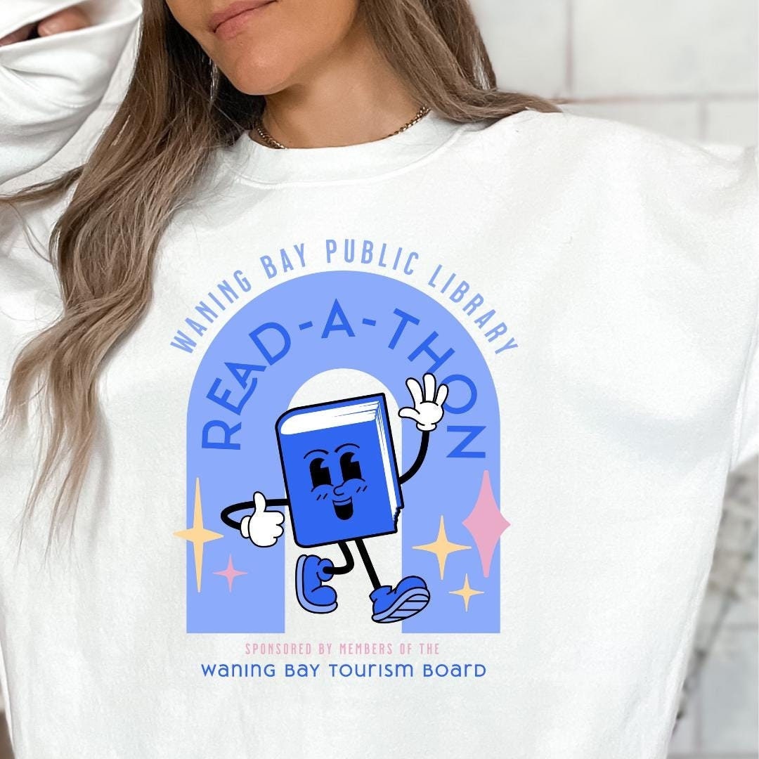 Waning Bay Read A Thon Crewneck - Funny Story - Etsy