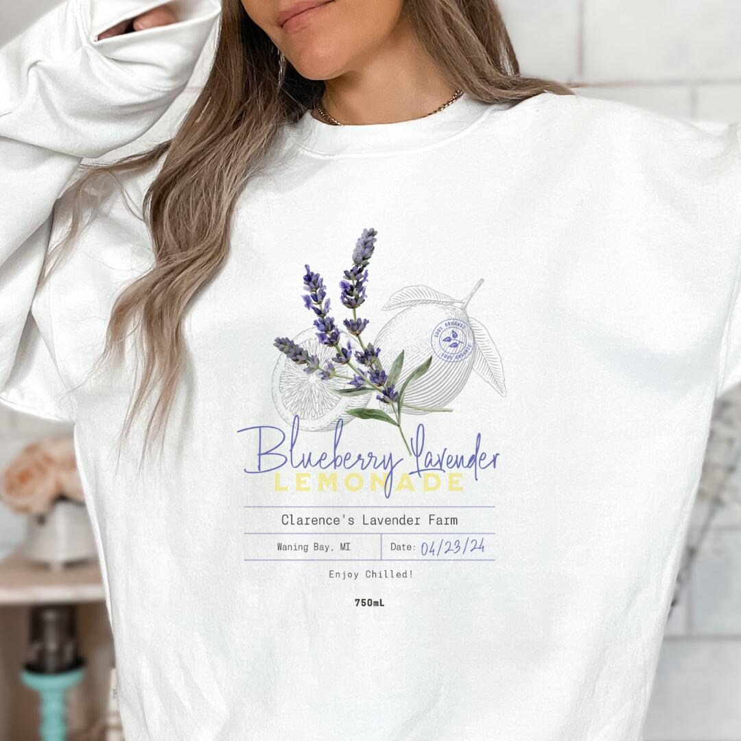Funny Story Blueberry Lavender Lemonade Crewneck - Etsy