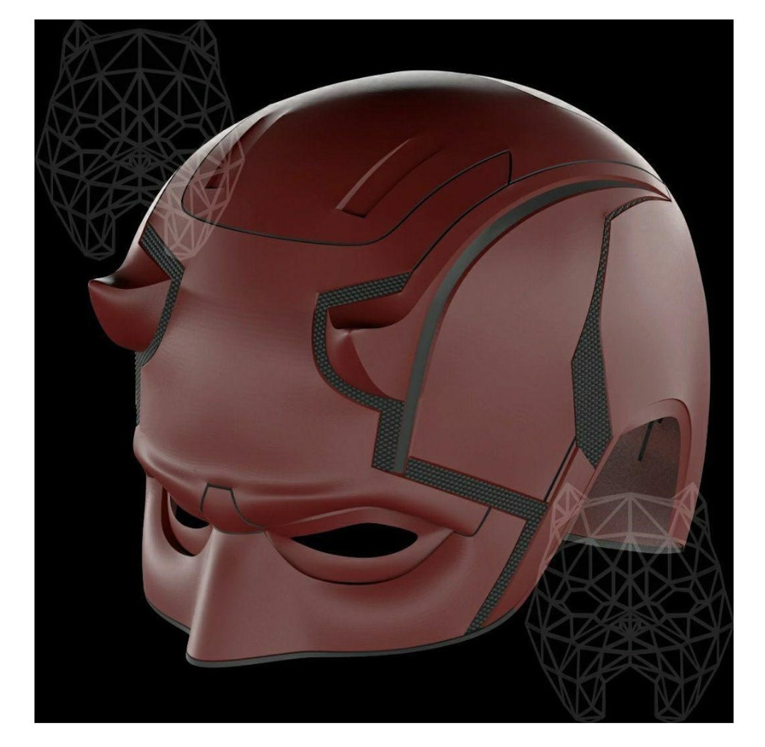 Capacete Demolidor Mask Daredevil Mask - Etsy