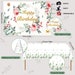 Sage Green Birthday Party Decorations Supplies Including Floral ...