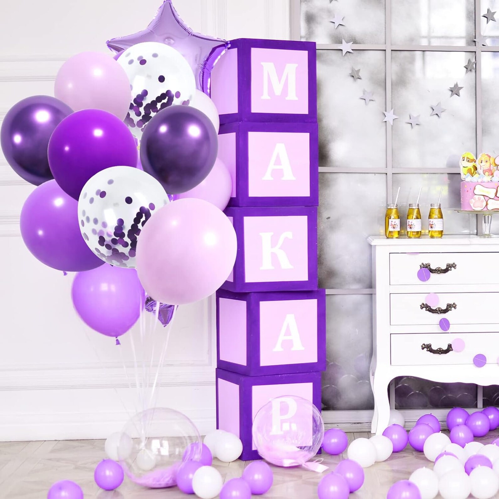 Purple Shades Balloons Garland Arch Kit Assorted Dark Pastel Light ...
