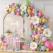 Daisy Flower Balloon Arch Kit 137PCS Pink and Green Yellow Wild Flower Balloons for Wild Flower ...