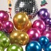 Metallic Balloon Garland Kit 150PCS Hot Pink Purple Green Blue Silver ...