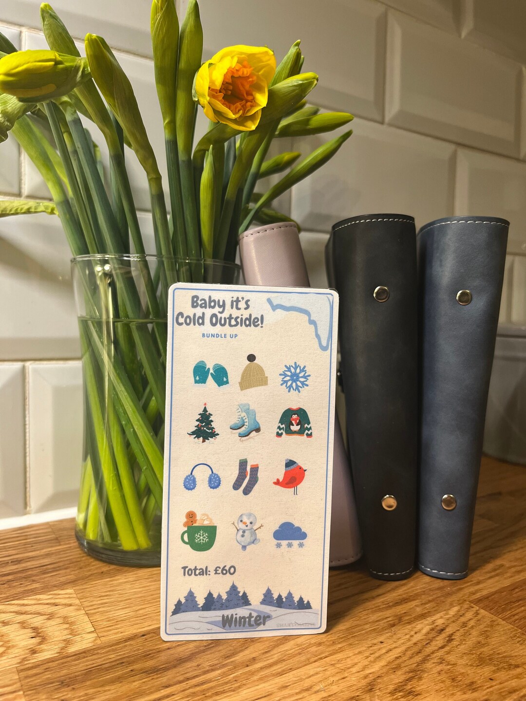 Winter Cash Stuffing Savings Tracker - Etsy