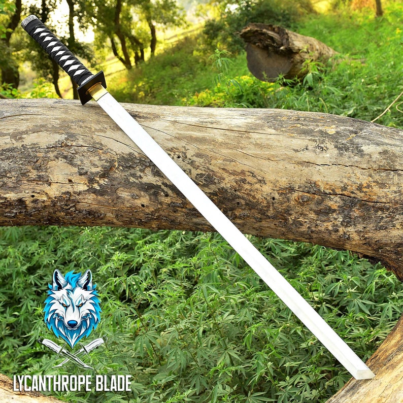 Handmade D2 Steel Katana Sword | Full Tang Japanese Samurai Sword - Etsy