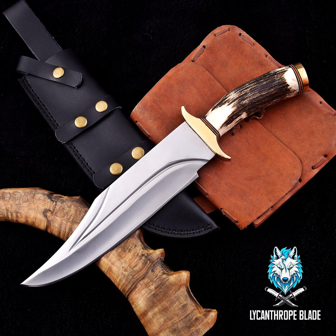 Custom Bullet Train Brad Pitt Knife: the Wolf Bowie Knife Replica ...