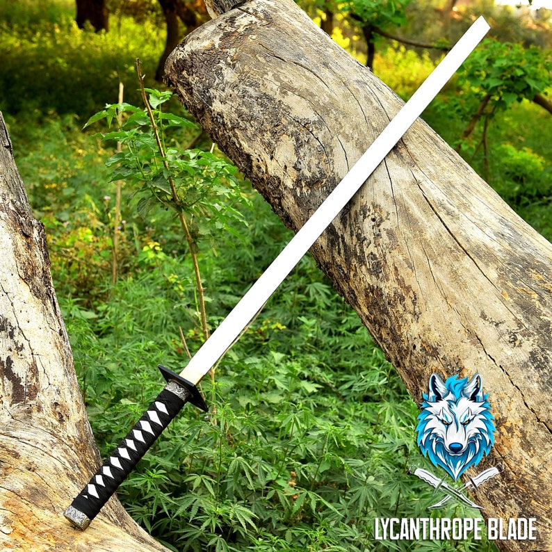 Handmade D2 Steel Katana Sword | Full Tang Japanese Samurai Sword - Etsy