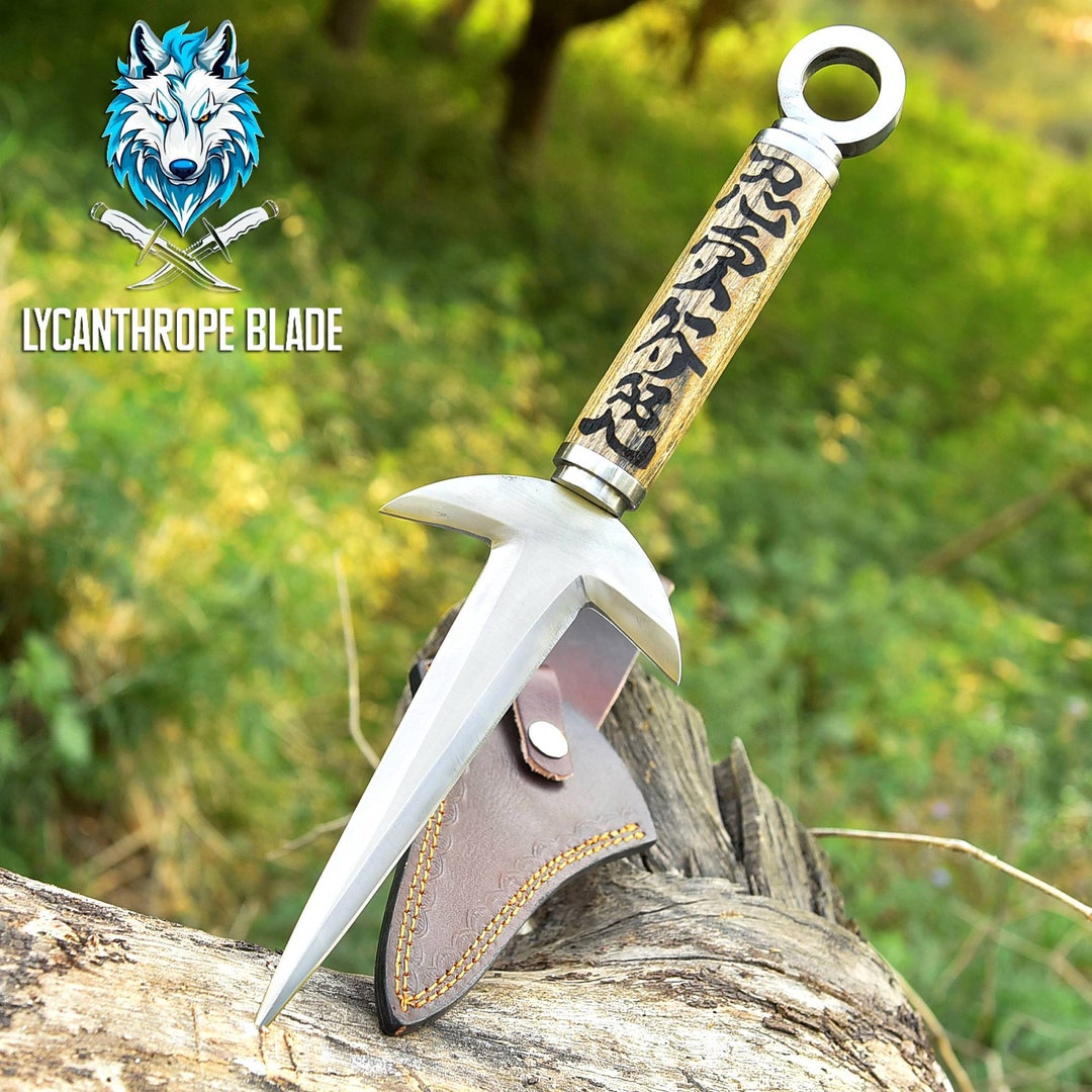 Naruto Kunai Replica With Sheath Handmade Knife Anime Japanese Kunai ...