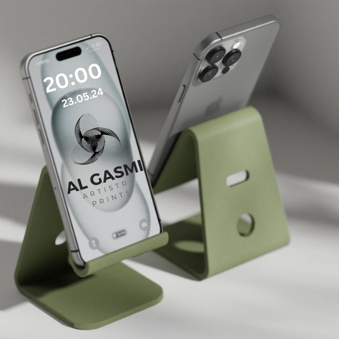Minimalist Phone Stand Sleek Phone Holder Universal Smartphone Stand ...