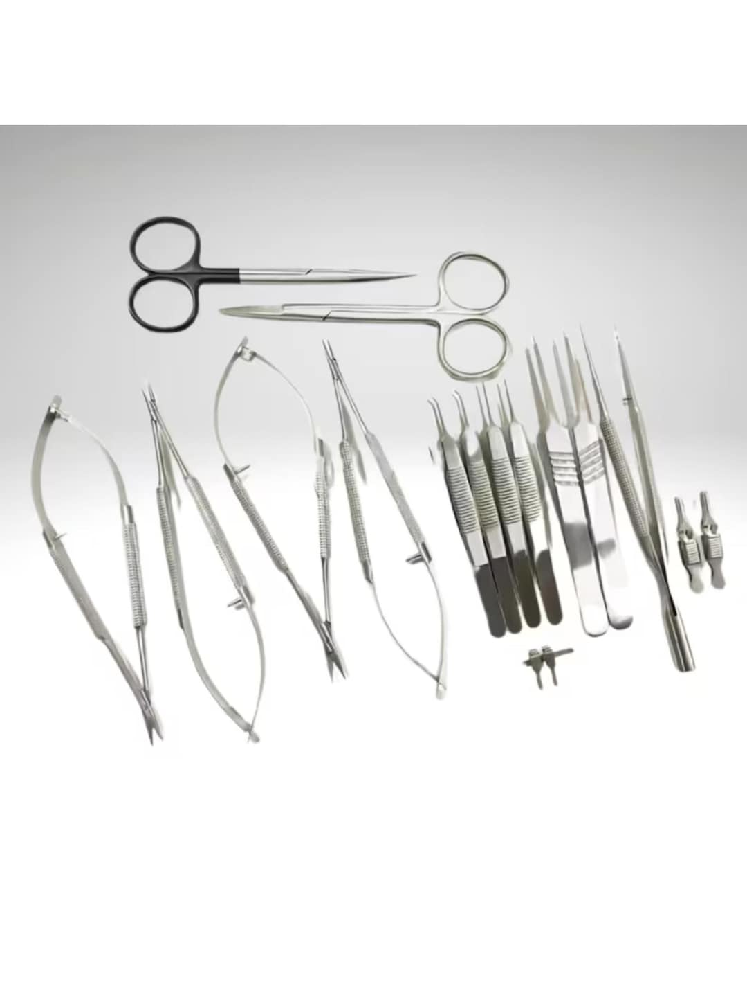 Deluxe Micro Hand Surgery Instruments Set Featuring Microvascular Clamp ...