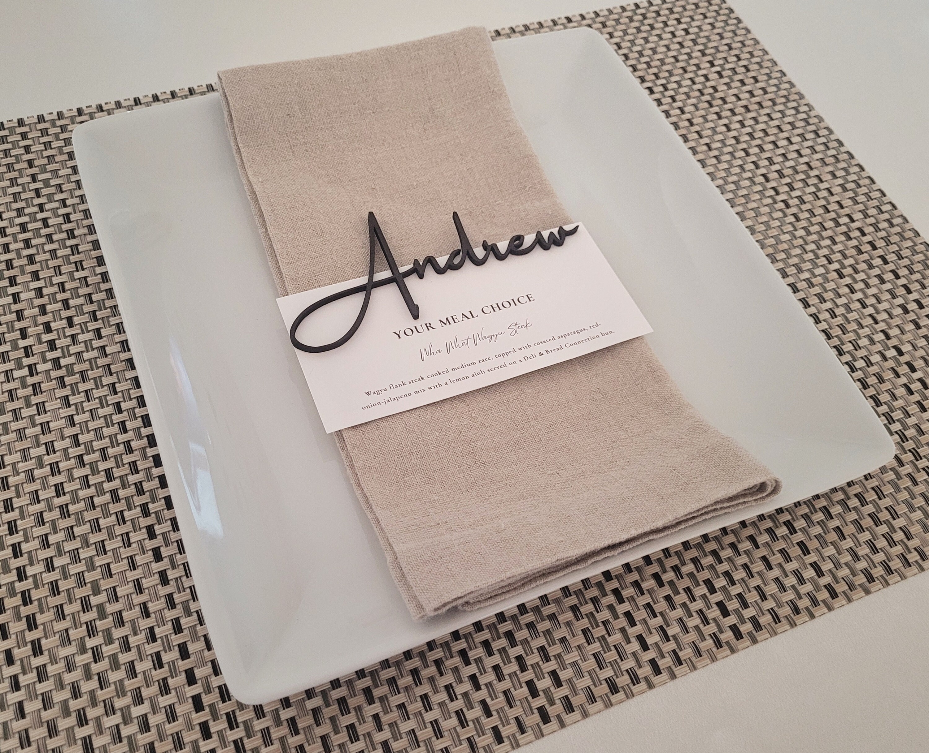 Custom Wooden Place Cards for Weddings - Personalized Name Cards ...
